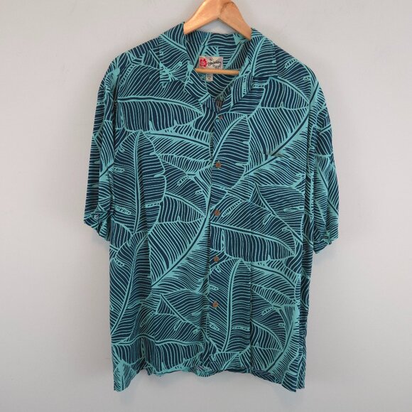 Hilo Hattie | Shirts | Hilo Hattie Mens Banana Leaf Aloha Shirt The ...